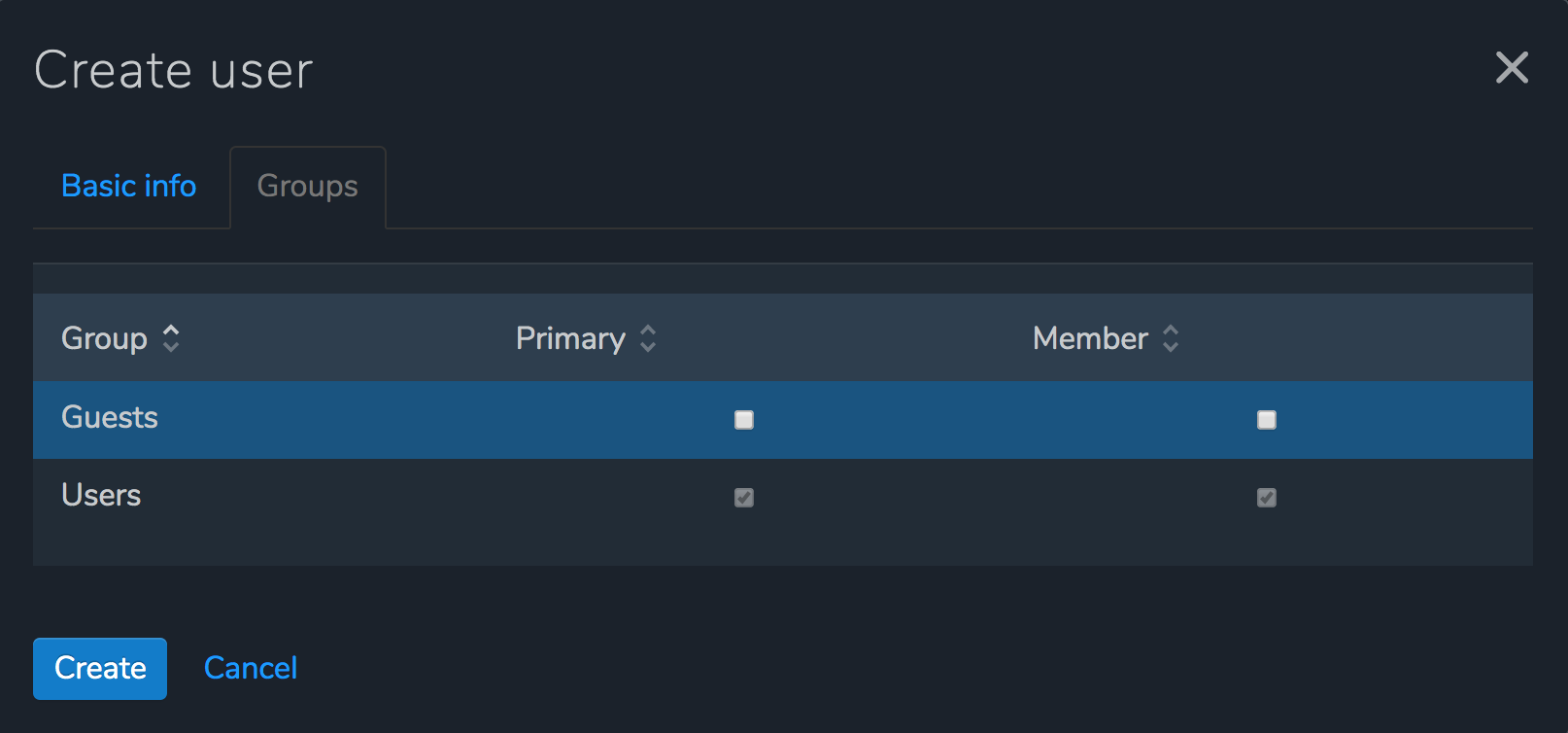 Creating Users and Groups in Qumulo Core by Using the Web UI