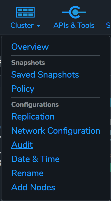 Using Audit Logging in Qumulo Core