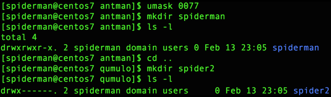 Qumulo Core File Permissions Overview