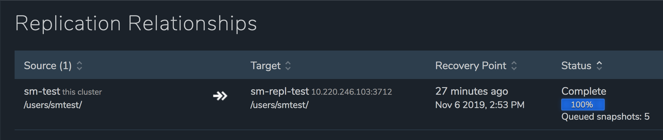 Replication: Snapshot Policy Replication