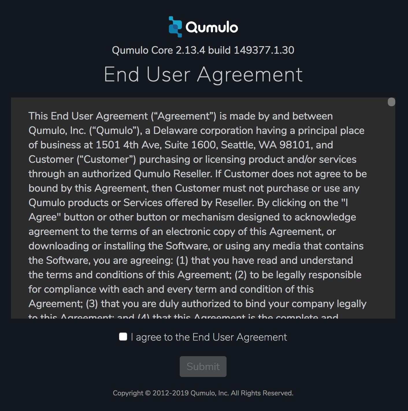 Create a Qumulo Cluster