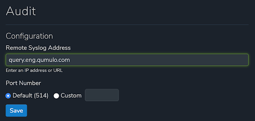 Using Splunk with Qumulo Core Audit Logging