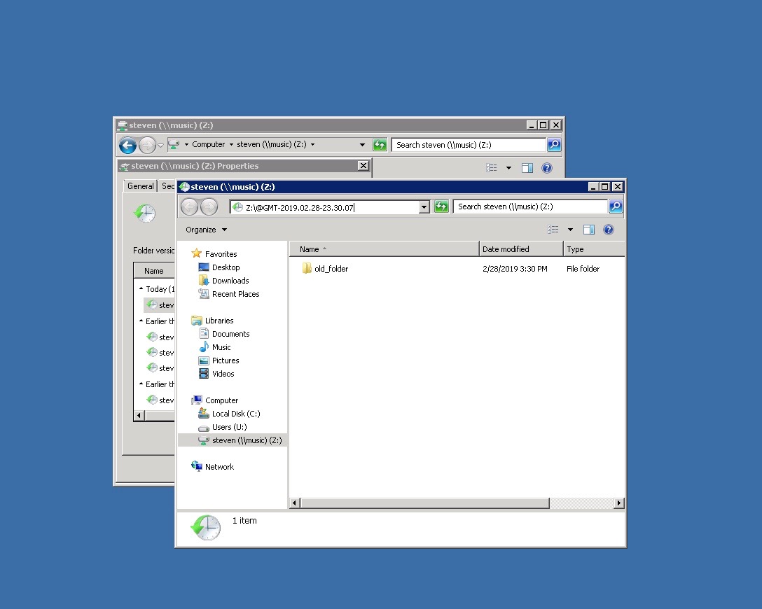 Using Previous Versions in Windows with Qumulo Core